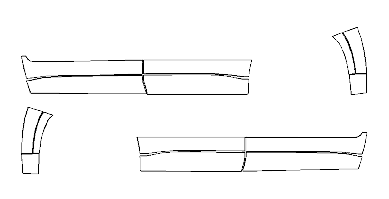 Rocker Panel Kit | LEXUS TX350 2025 – NOCHIP.CA